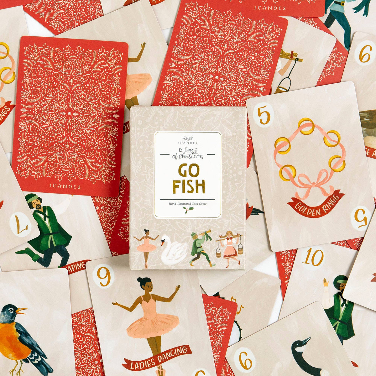 12 Days Of Christmas Go Fish Card Game – Josephine Interiors
