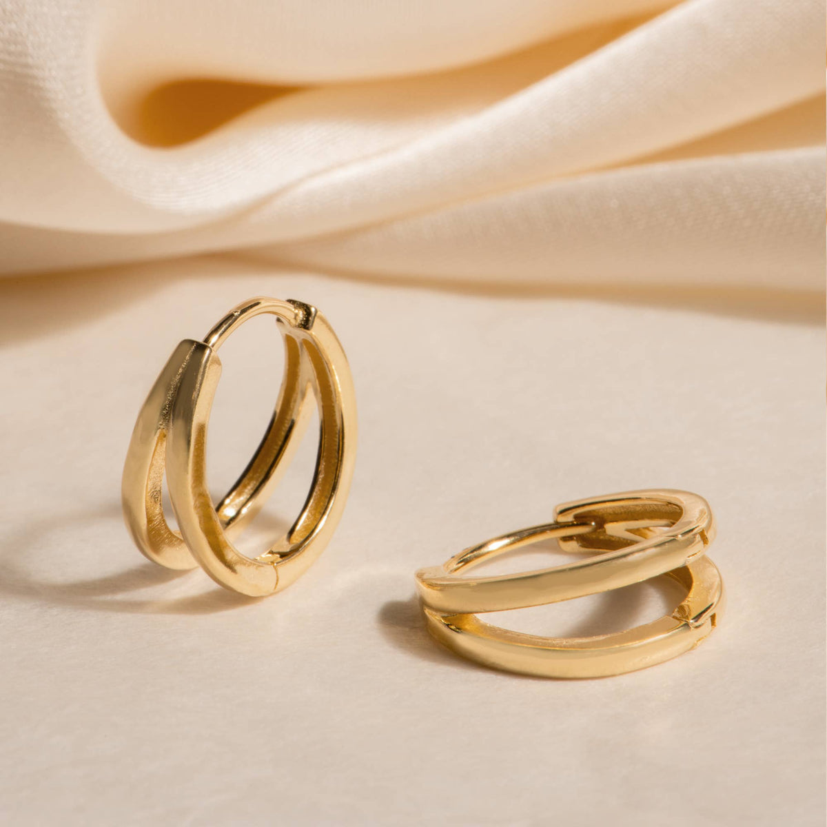 Zara Hoops: Gold – Josephine Interiors