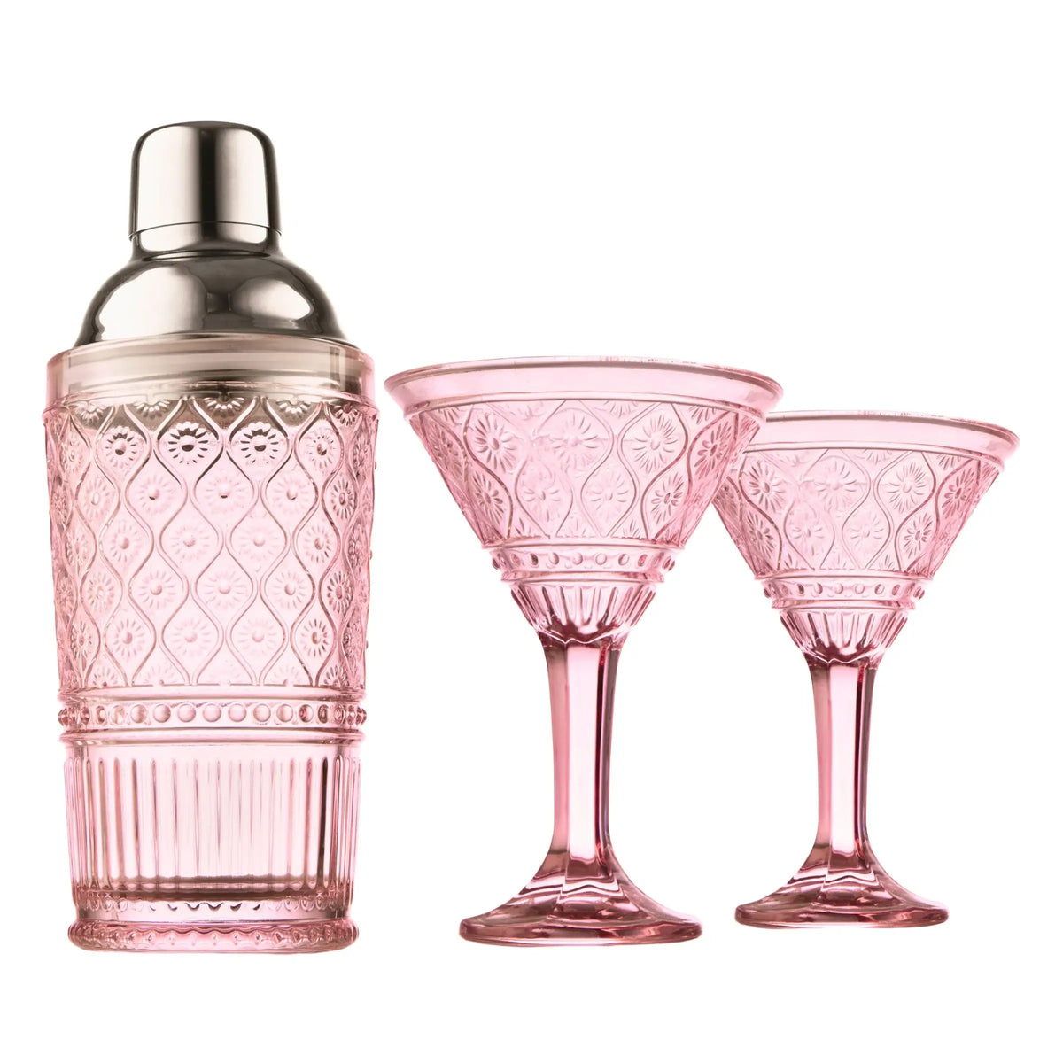 Claro Pink Cocktail Shaker & Martini Set – Josephine Interiors