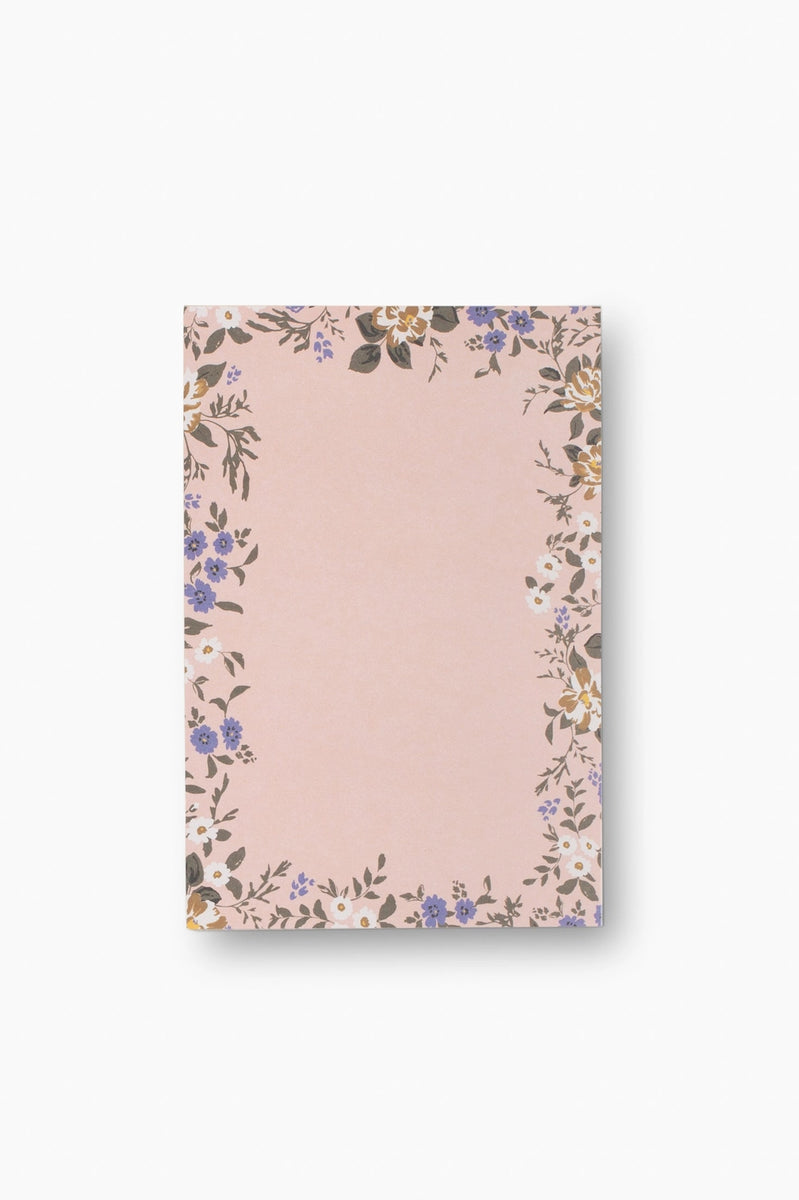 Blossom Small Notepad - Pink Floral – Josephine Interiors